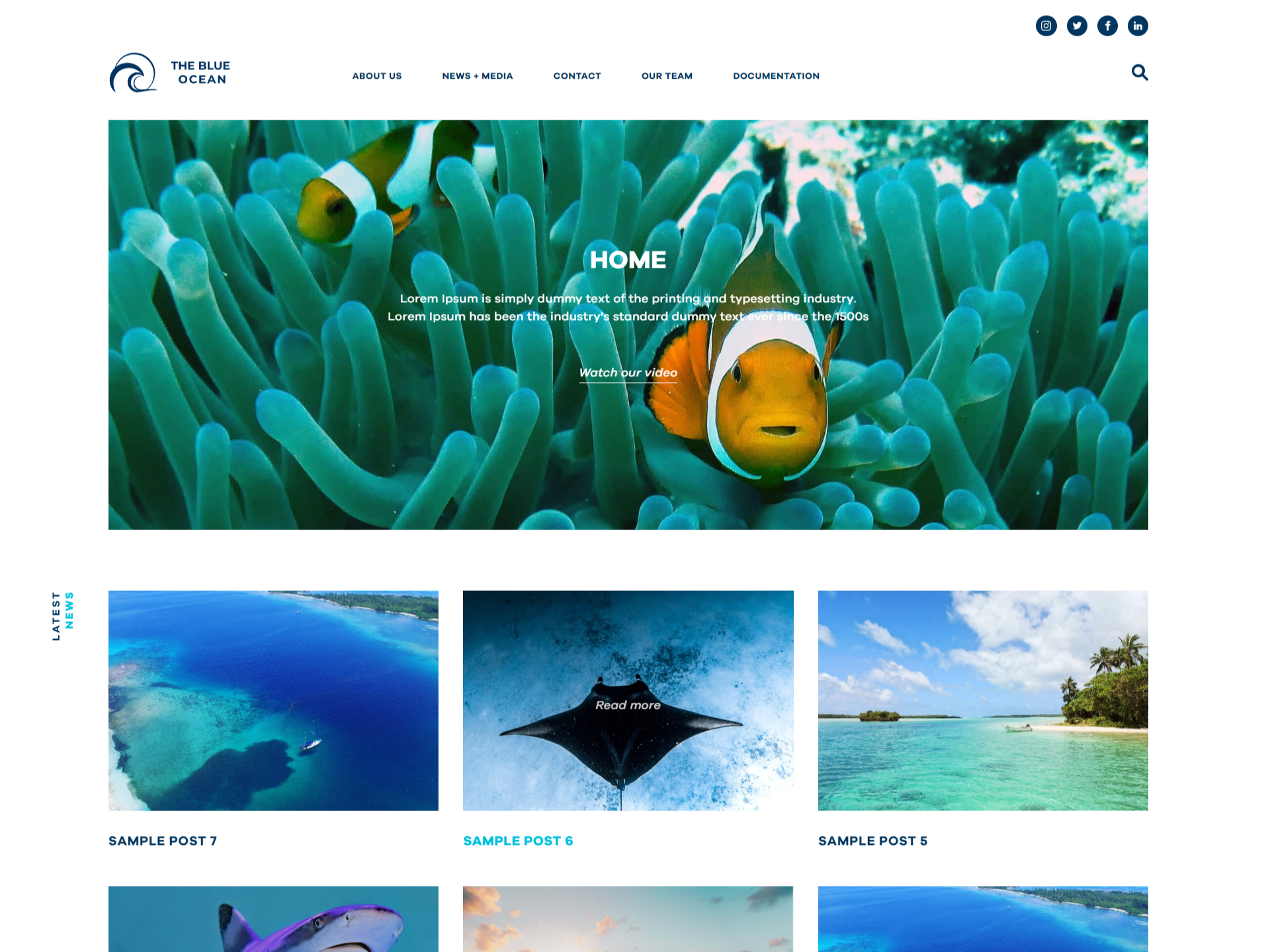 The Blue Ocean Theme by Hermitcrabs