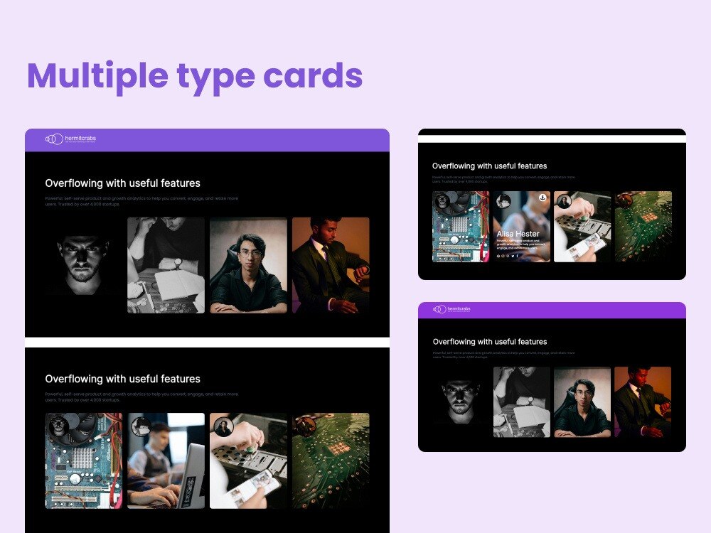 Multiple Type Cards Module by Hermitcrabs